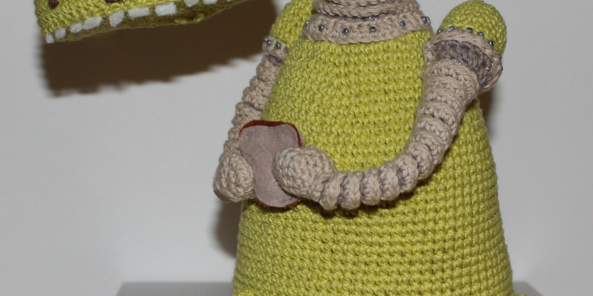 Marmite Sammies Beebot (crocheted) - HITRECORD Image