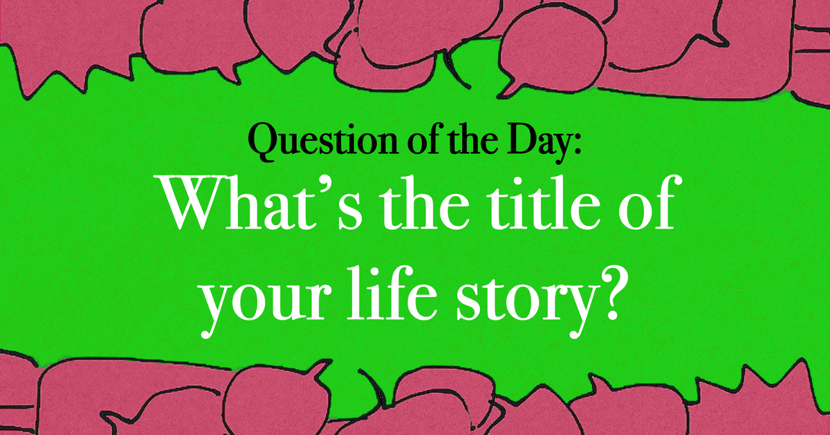 What's the title of your life story? - HITRECORD